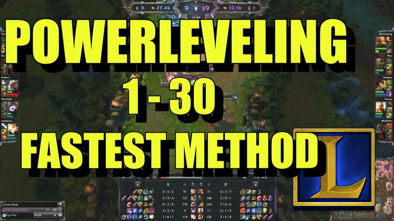 The Quickest Method of Leveling 1-30 UPDATE IN DESCRIPTION League of ...