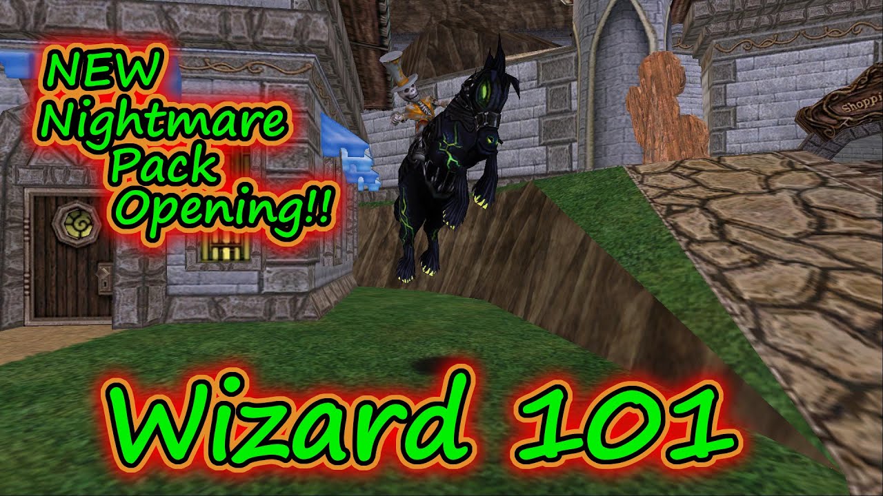 Wizard101: NEW Nightmare Crowns Pack Opening - Permanent Mount Drop ...