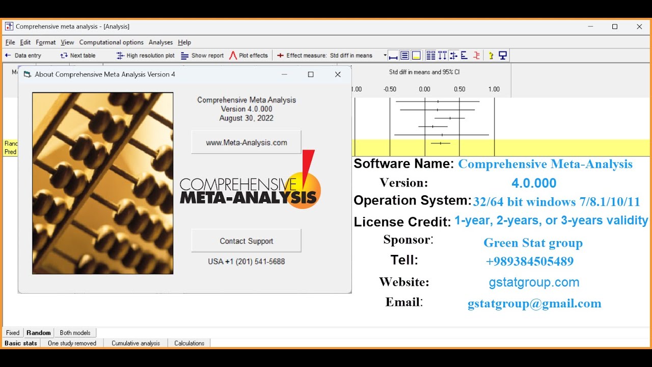 CMA Version 4 Software | How Install Comprehensive Meta-Analysis - YouTube