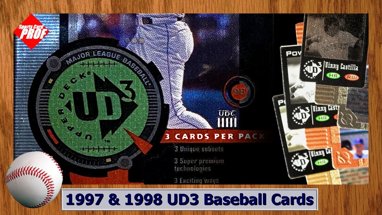 1997 & 1998 Upper Deck UD3 Baseball Card Sets Explained - YouTube