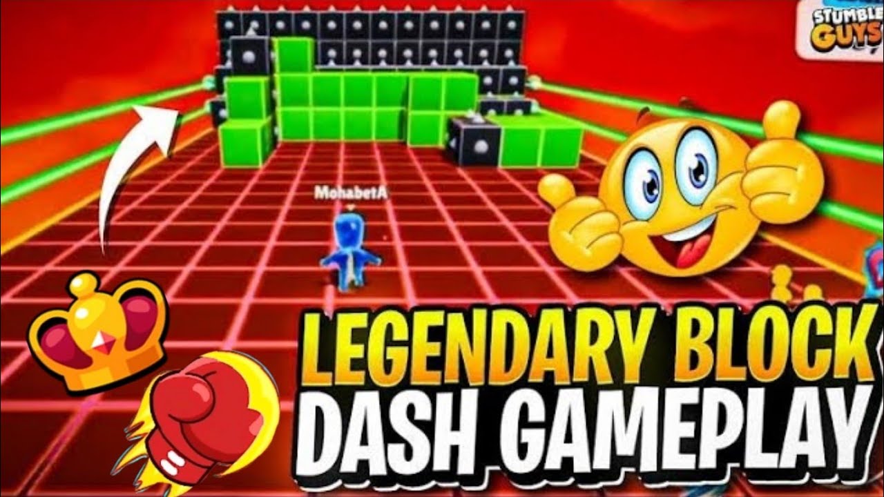 trying the hardest trick in block dash | Stumble Guys - YouTube