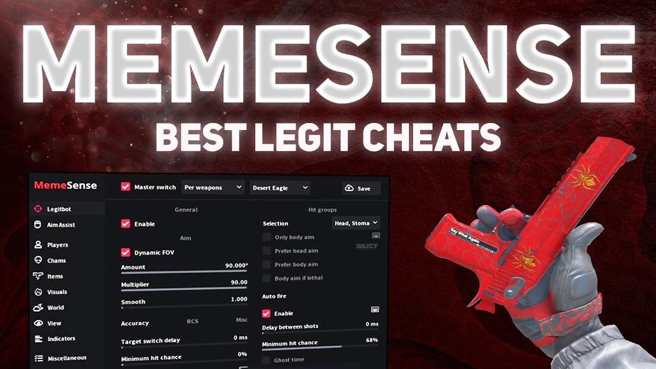 Memesense Showcase | CS2 (BEST LEGIT CHEAT) - YouTube