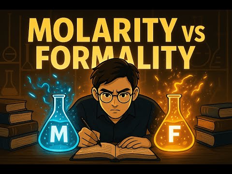 Molarity vs Formality: The Big Mistake Students Make with Salt ...