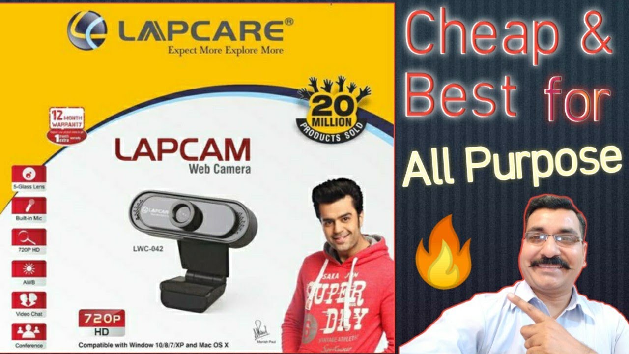 #LAPCARE WEBCAM UNDER 1000/-RS. BEST FOR ONLINE MEETINGS AND ZOOM ...