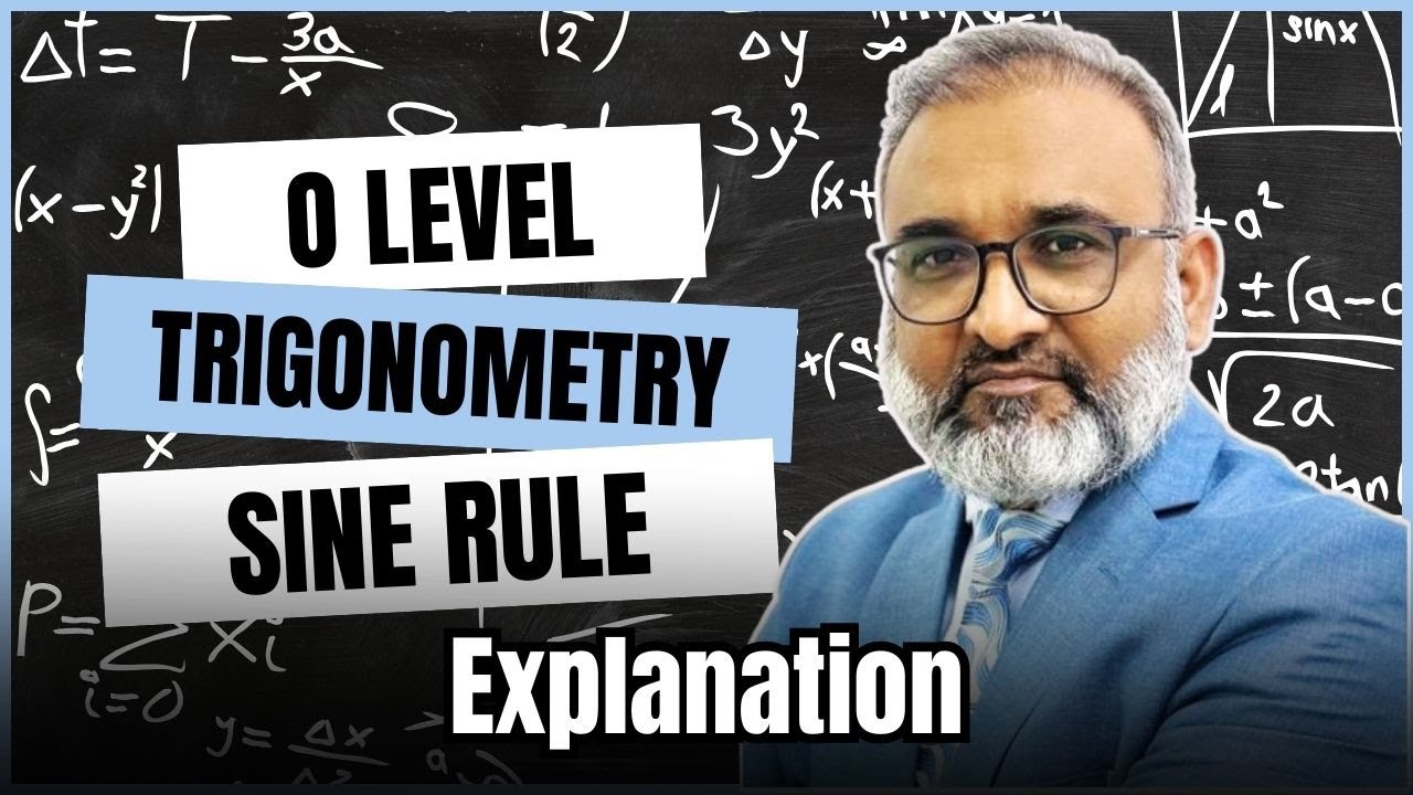 Sine Rule Trigonometry O Level - YouTube