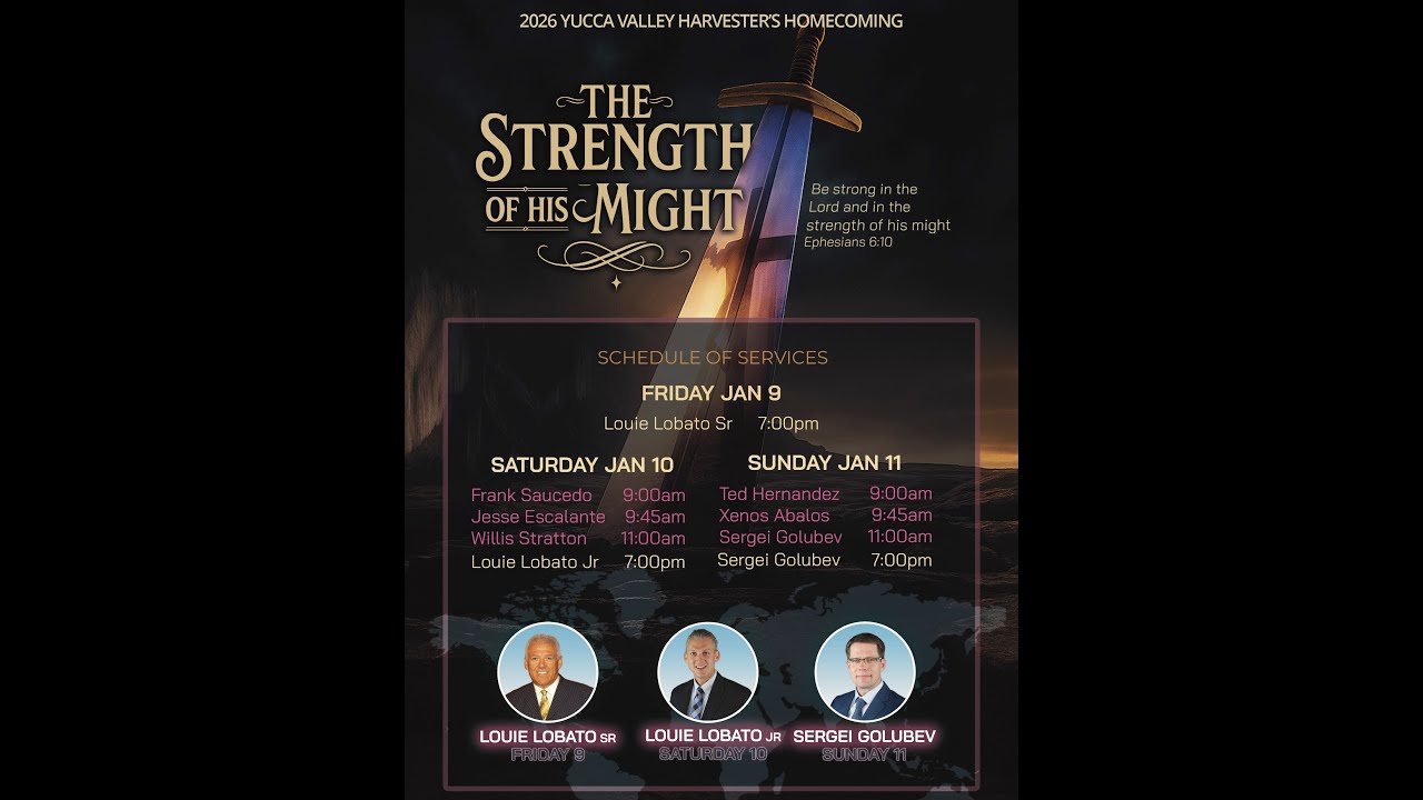 Pastor Louie Lobato Sr | Friday 01.09.2026 - YouTube