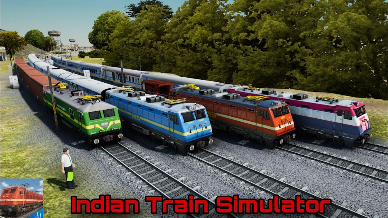 Indian 🇮🇳 Train 🚆 Simulator Gameplay | Indian Railways High Speed Train ...