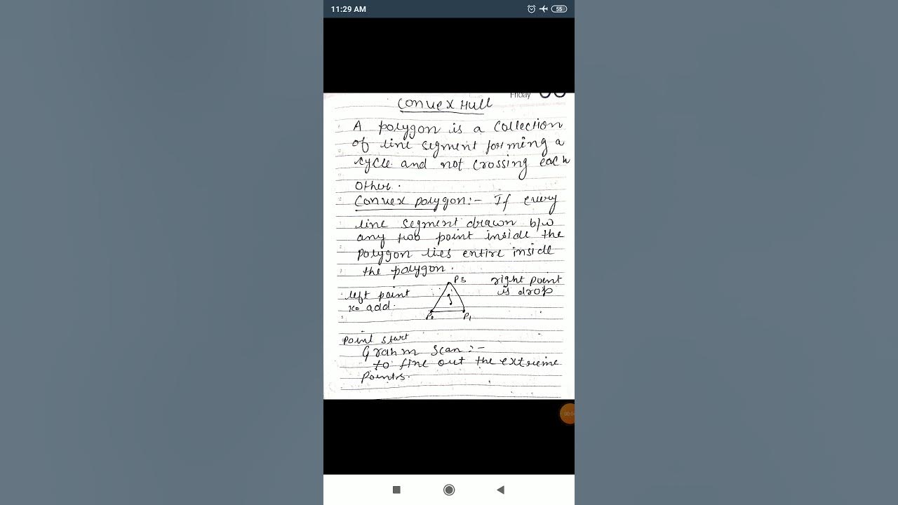 DAA lecture28 Convex Hull Algorithm - YouTube