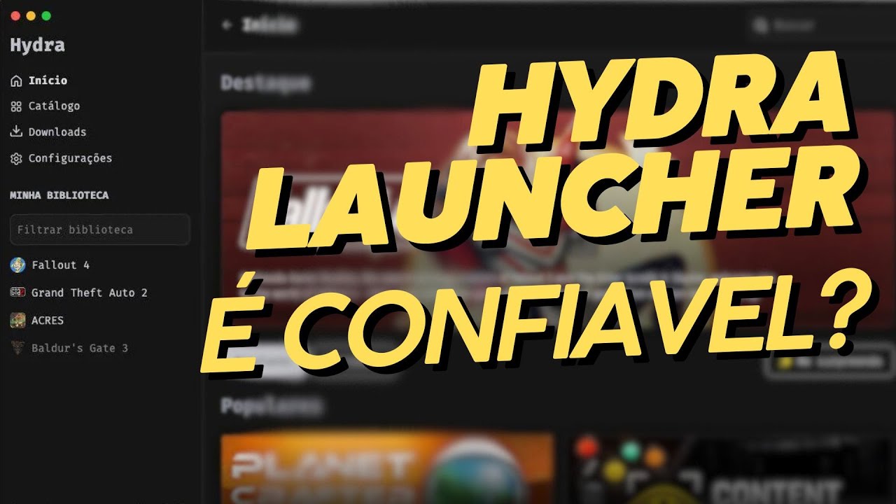 HYDRA LAUNCHER é CONFIAVEL?? Veja esse video!! - YouTube