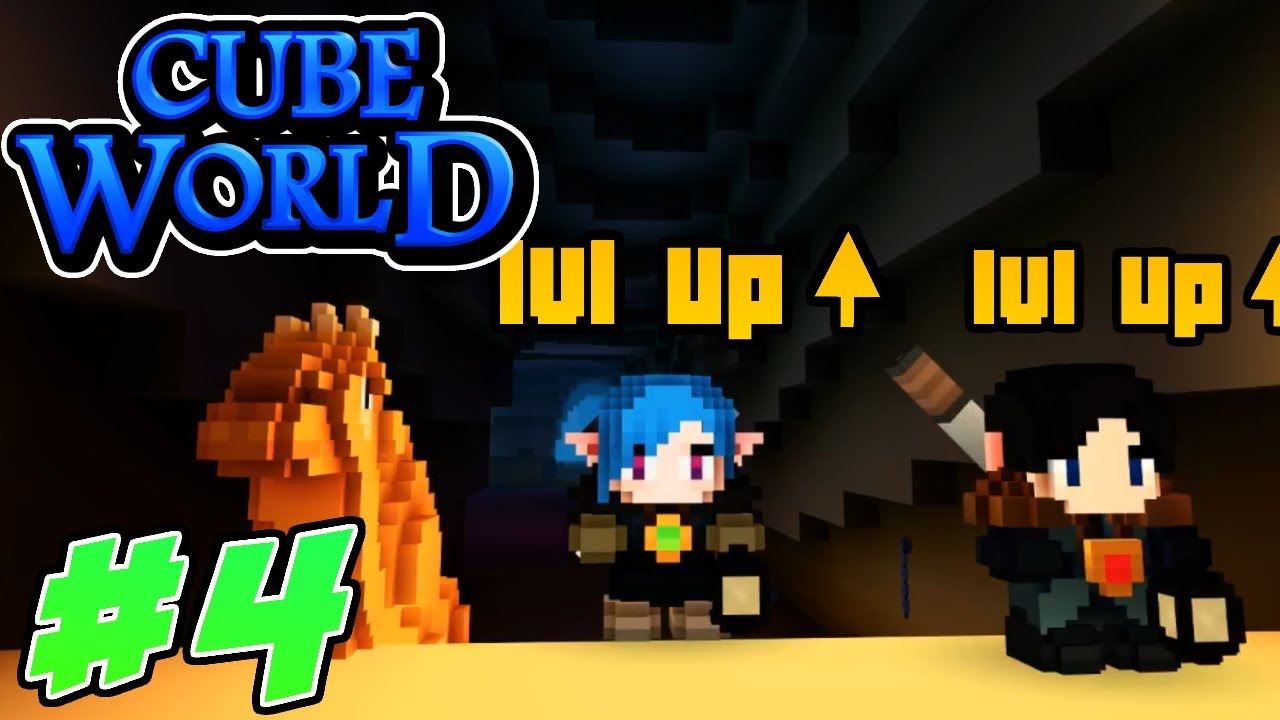 LVL UP ! - Cube World #4 - YouTube