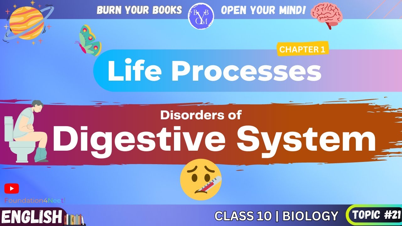 Disorders of Digestive System - English | Class 10 | Science | Biology ...