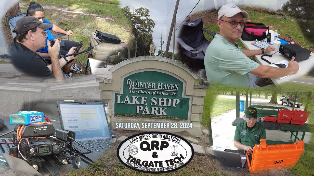 Lake Wales Radio Amateurs (LWRA) QRP at Lake Shipp Park, Winter Haven ...