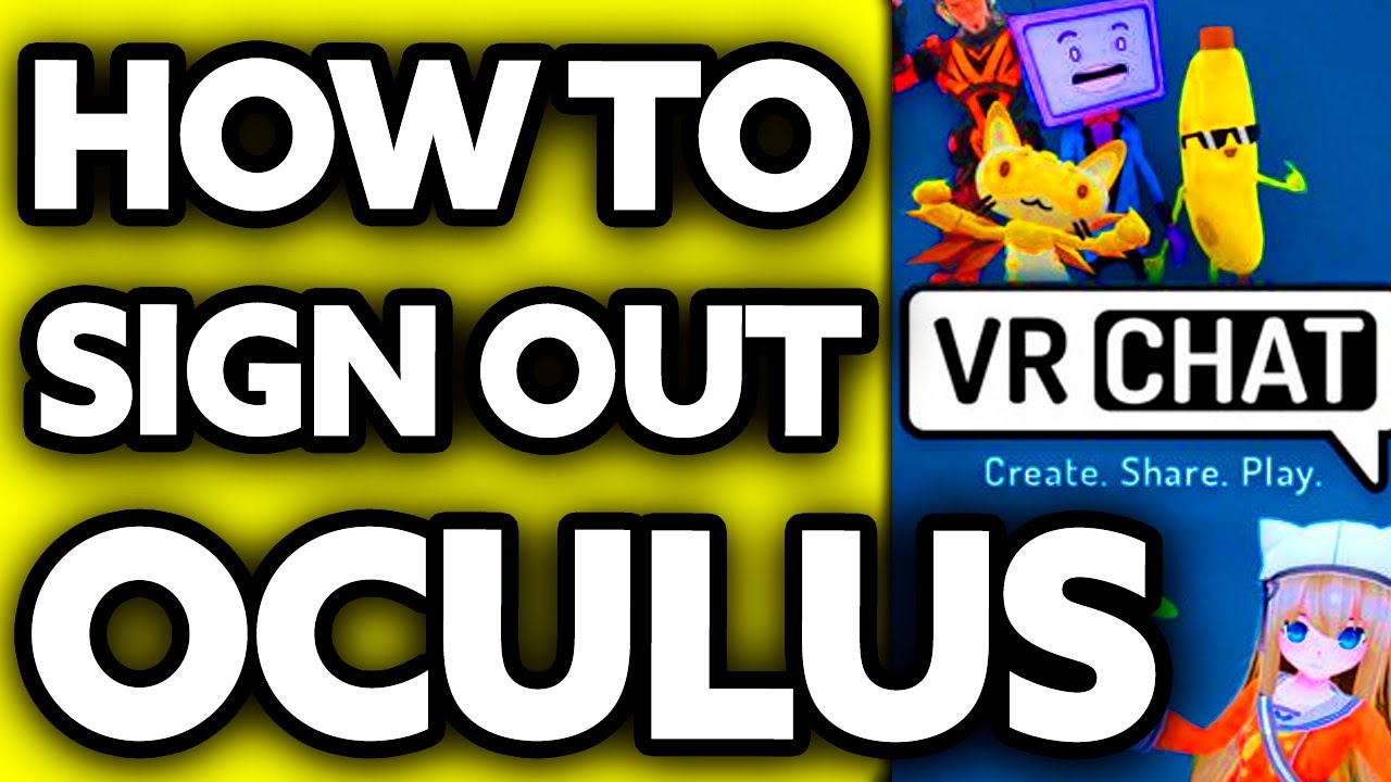 How To Sign Out of VRChat on Oculus Quest 2 (EASY!) - YouTube