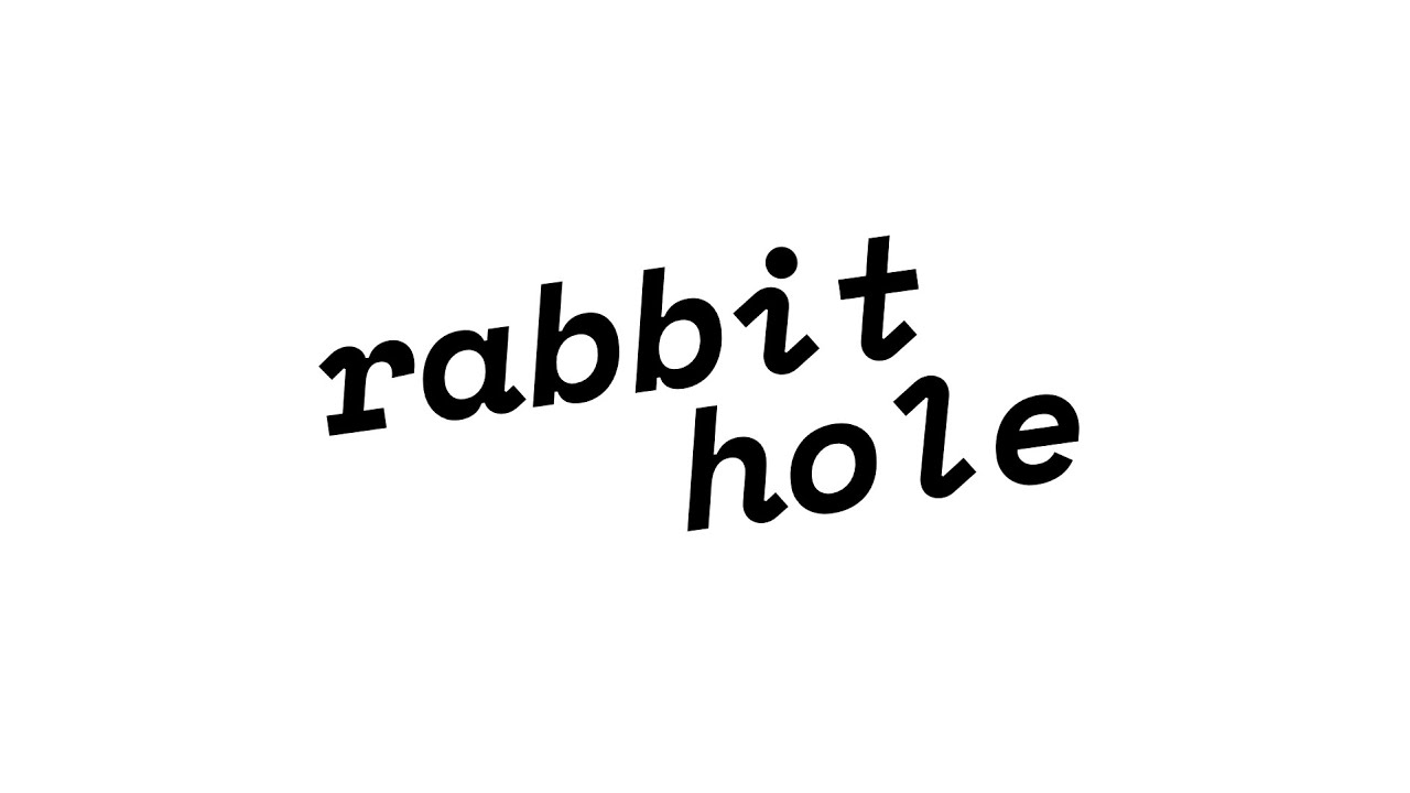 rabbit hole typography (eng ver. by rachie) - YouTube