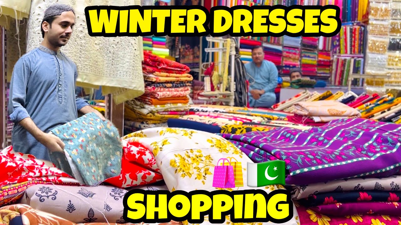 Winter Dresses Shopping🛍️♥️|| Chappar Bazar Chakwal 🫶 - YouTube