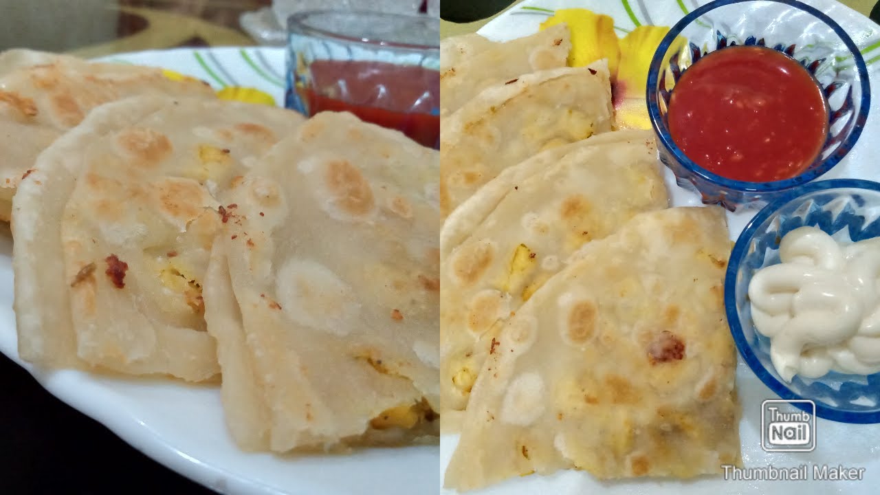 Chicken Cheese Paratha Recipe By Family&Friends Kitchen - YouTube