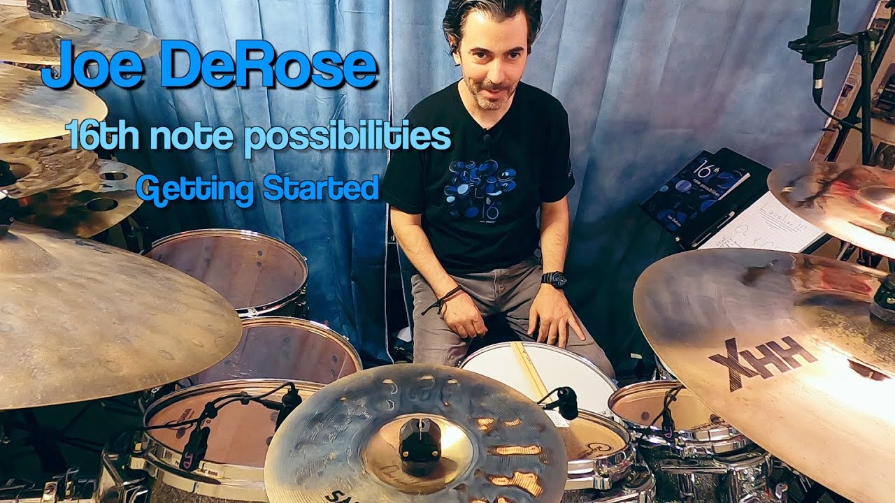16th note possibilities by Joe DeRose - Getting Started! - YouTube