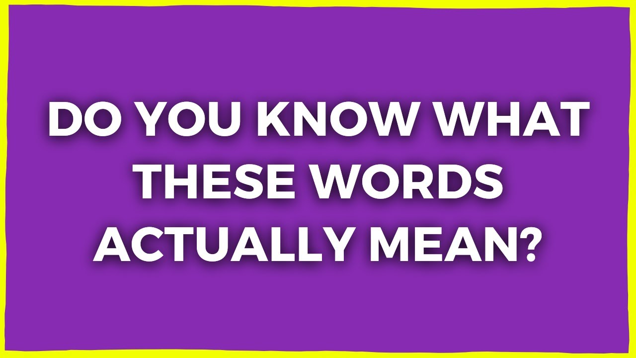 Even English Teachers Will Find This Word Definition Quiz Difficult ...