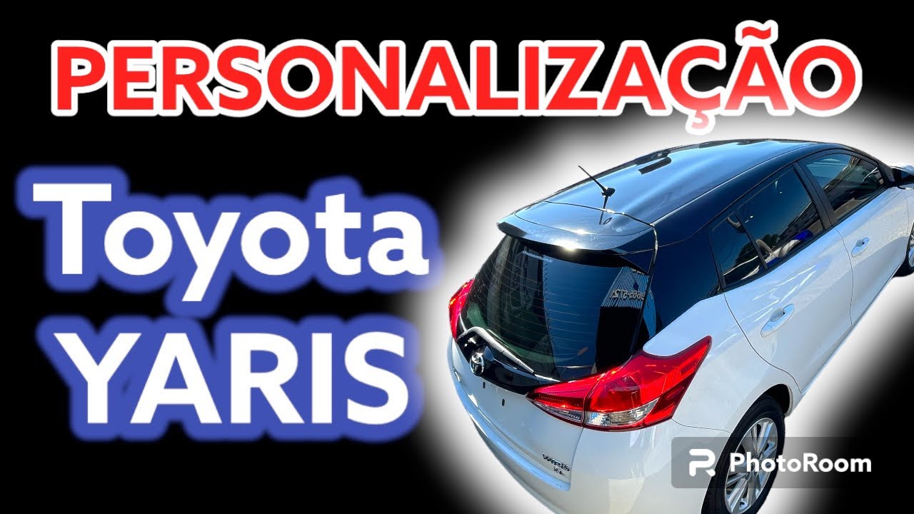 TOYOTA YARIS PERSONALIZADO KIT BLACK - YouTube