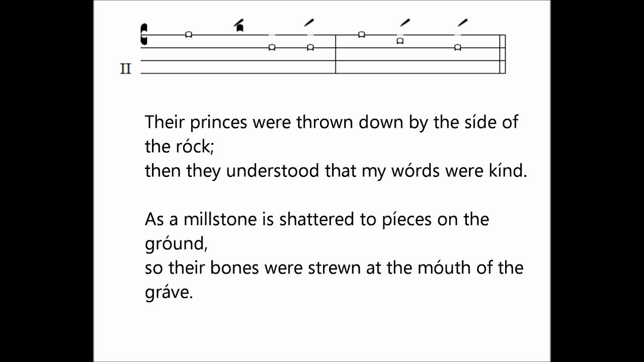 The Clayton Psalm Tones -- Mode 2 - YouTube