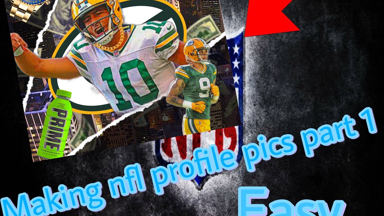 Making nfl profile picture part 1 - YouTube
