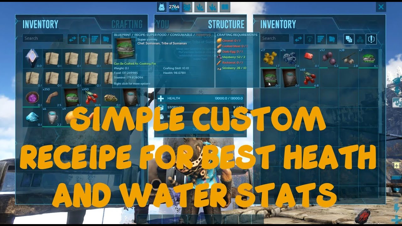Cheap Custom Recipe Ingredient for Best Food And Drink in ARK Survival ...