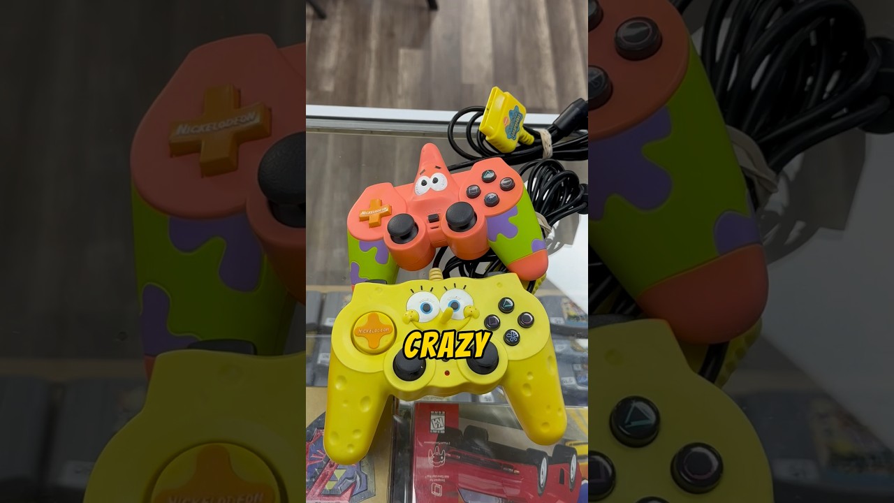 SpongeBob and Patrick PS2 controllers!? - YouTube