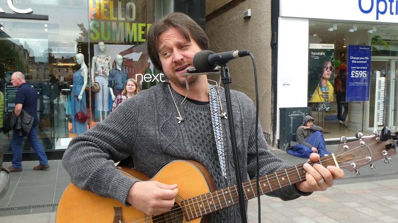 Jason Gibson Singing Pat Garrett And Billy The Kid On The High Street ...