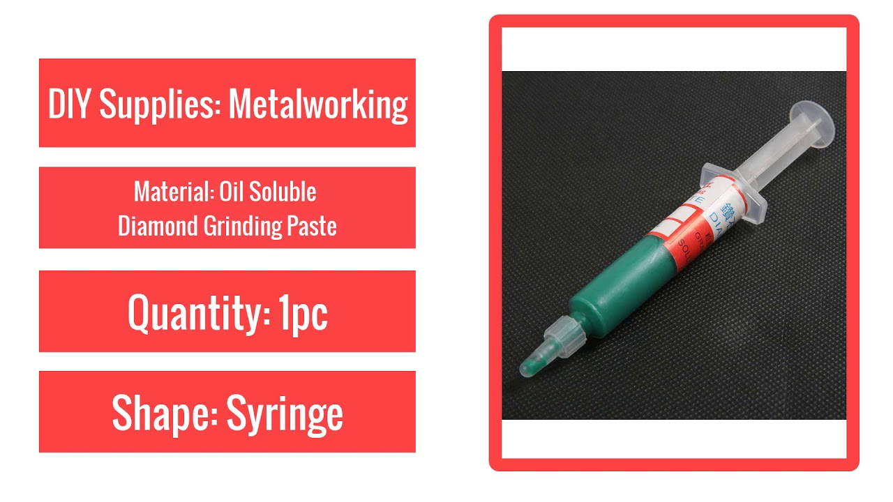 Best Diamond Polishing Lapping Paste Grinding Compound Grit Oil Soluble ...