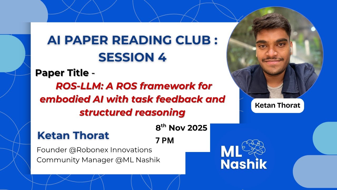 ROS-LLM: A ROS Framework for Embodied AI || AI Research Paper Reading ...