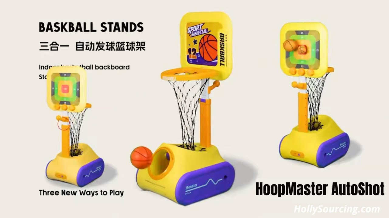 🎁 A new way to play basketball at home! HoopMaster AutoShot - kids ...