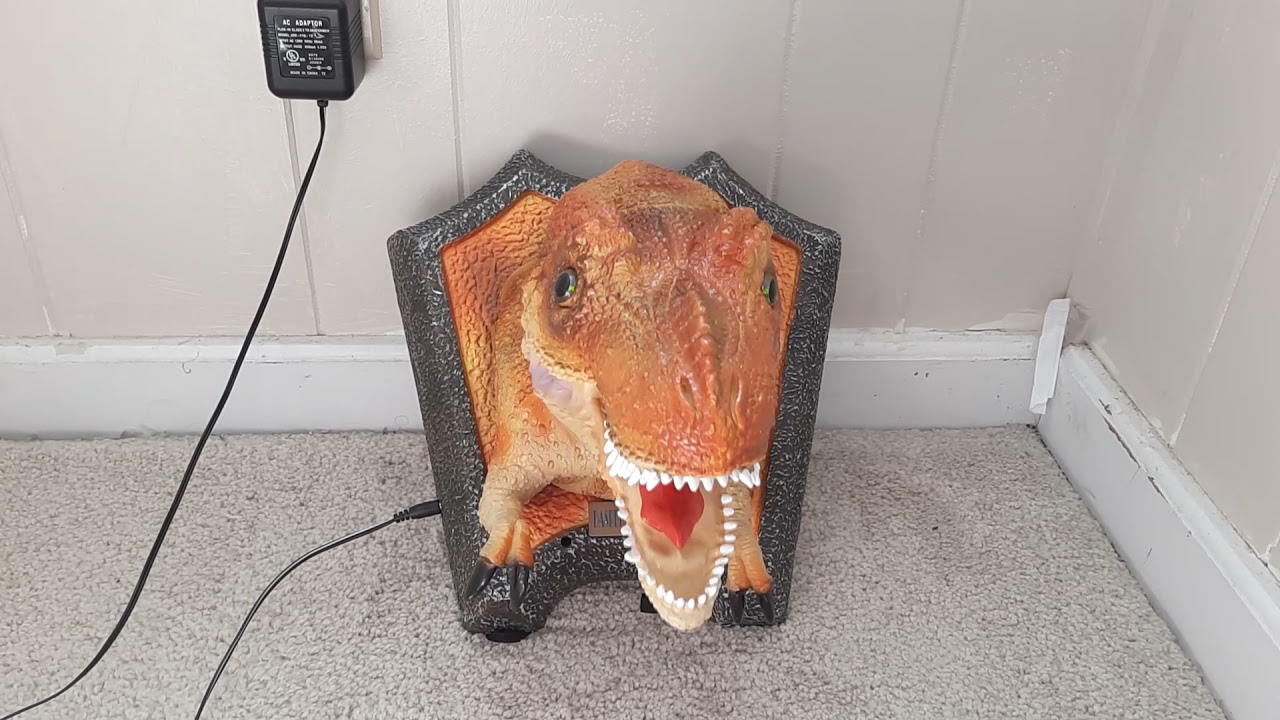 DASPLETOSAURUS Singing Dinosaur Head - YouTube