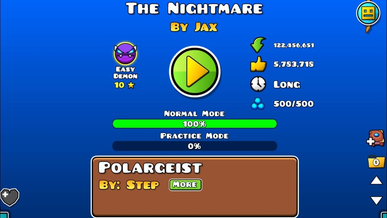 The Nightmare By Jax #gd - YouTube