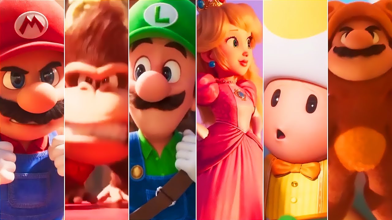Super Mario Movie - All Characters (Trailer 2 Included) - YouTube
