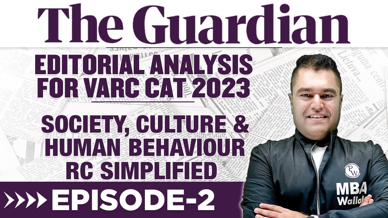 'The Guardian' Editorial Analysis | Episode 2 | CAT 2023 | VARC ...