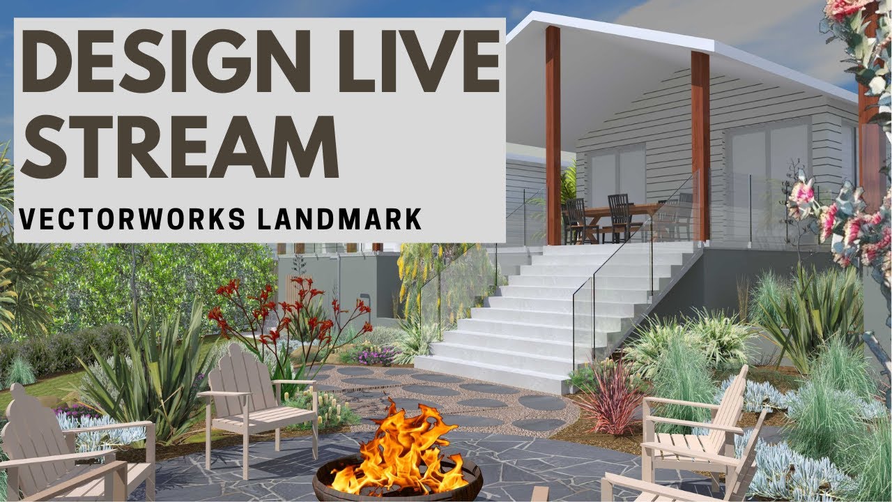 Vectorworks Landscape Design Stream - Texas Landscape Pt. 1 - YouTube