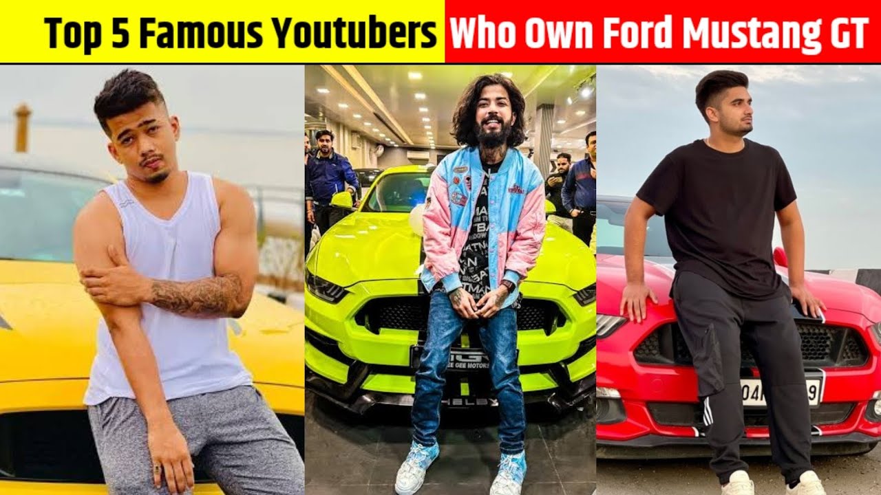 Famous Youtubers Who Own Mustang GT 😍 | TheUk07Rider,Sc0ut,Mavi,AS ...
