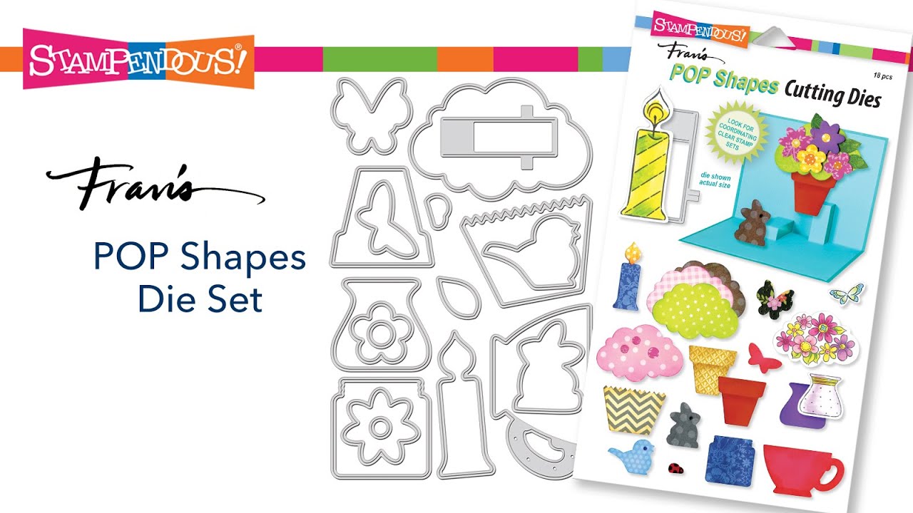 Fran's POP Shapes Die Set - YouTube
