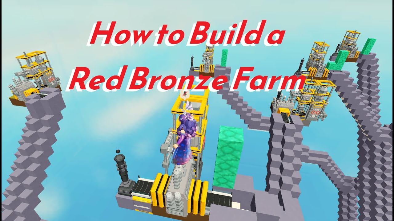 How to Make a Red Bronze Farm (Roblox Islands) - YouTube
