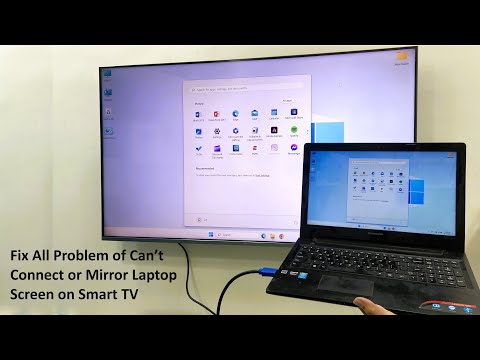 How to Fix All Problem of Can’t Connect or Mirror Laptop/PC on Smart TV Screen (HDMI)