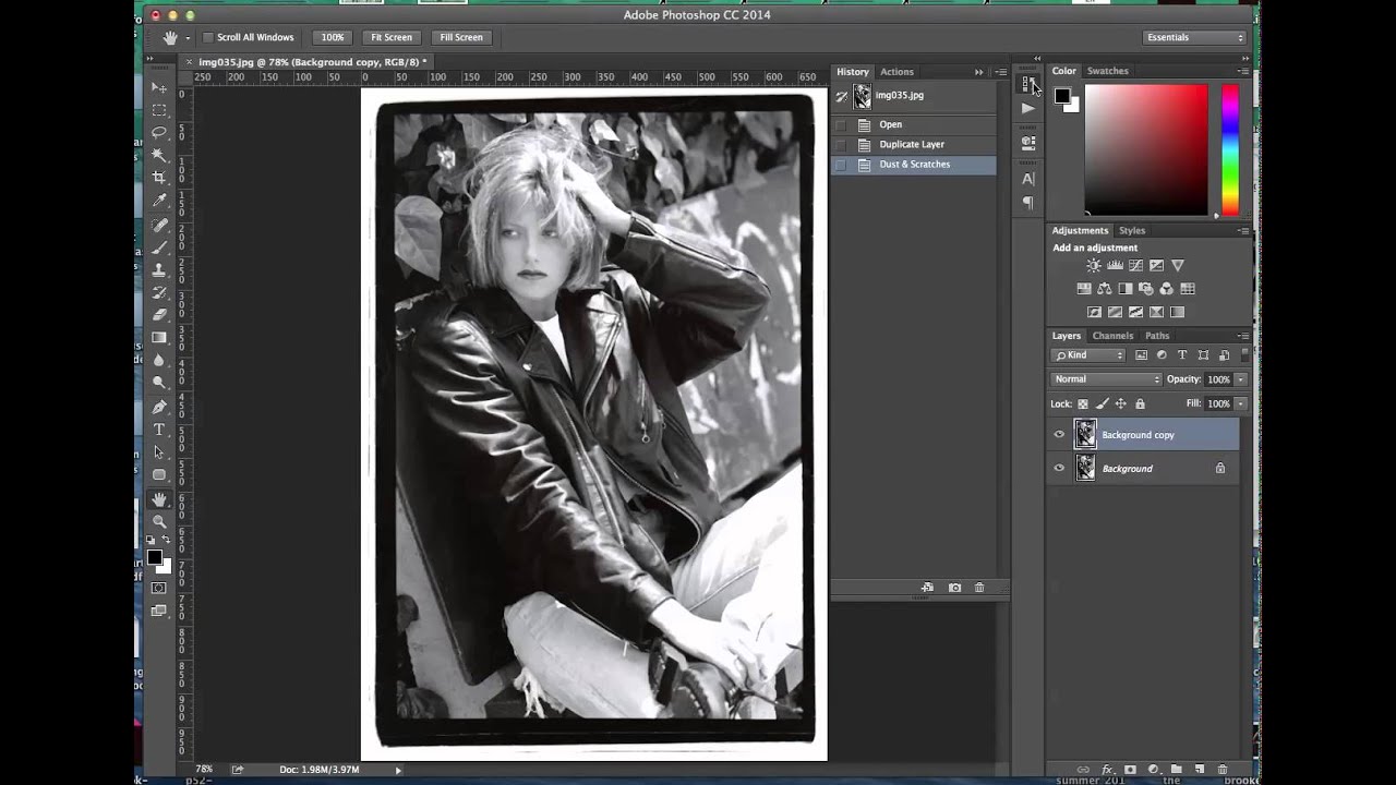 Dust Scratch Removal With Photoshop YouTube dust-scratch-removal-with-photoshop-youtube