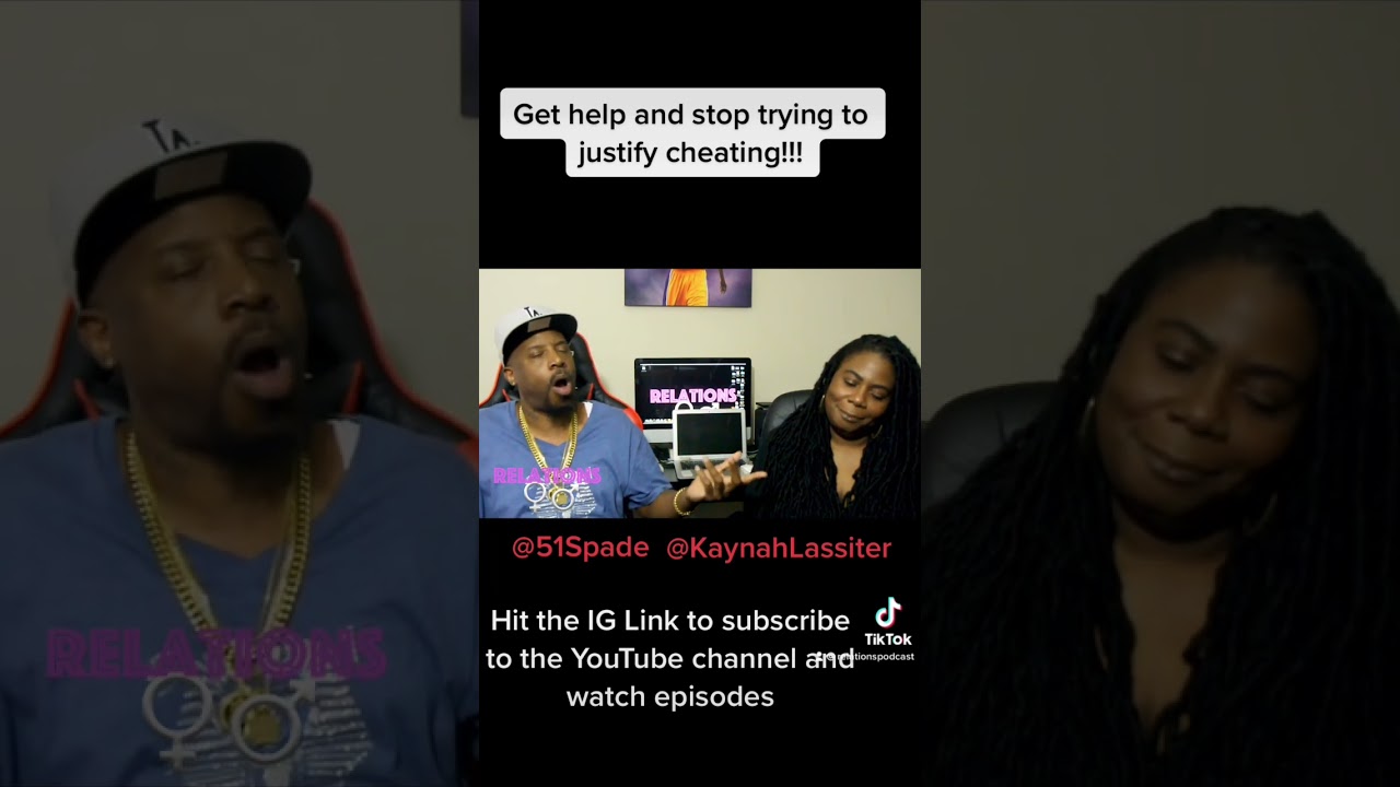 Get help and stop trying to justify cheating!!! - YouTube