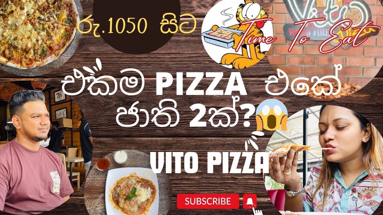 Vito Wood Fired Pizza🍕Kandy | Rs.1050 up | Pizza කන්න kandy ගියා ...