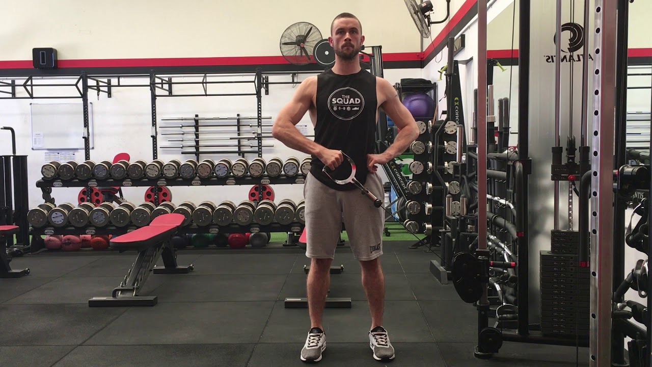 Low Cable External Rotation - YouTube
