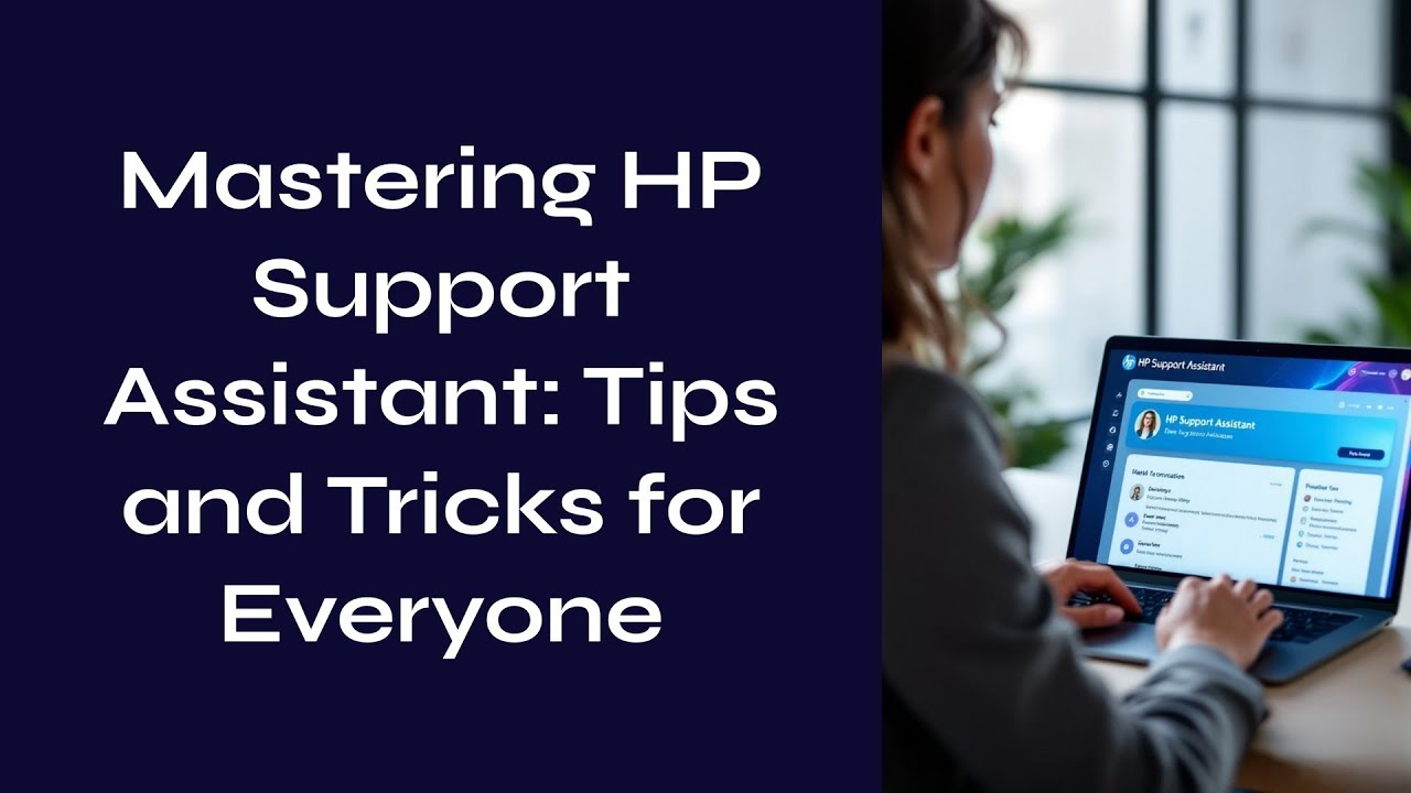 How to Use HP Support Assistant Like a Pro! - YouTube
