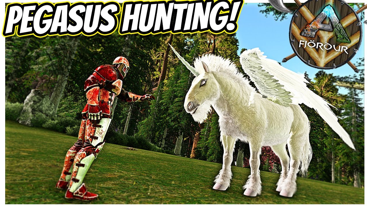 TRACKING DOWN THE ELUSIVE PEGASUS AND FABLED UNICORN!! || Ark Primal ...