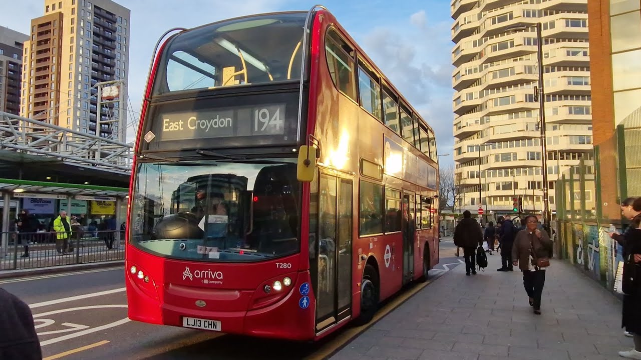 *Curtailment* | Arriva London T280 LJ13CHN Bus Route 194 | ADL Enviro ...