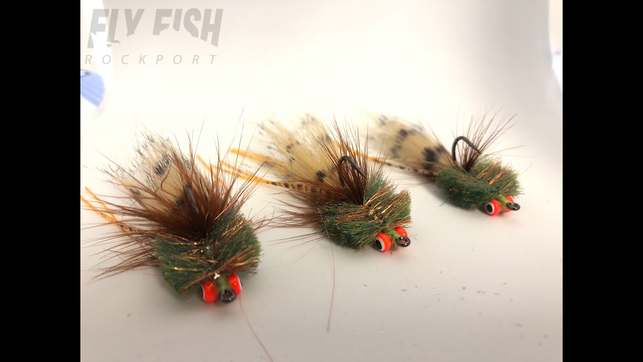 G's Texas Toad Fly in Olive For Redfish - YouTube