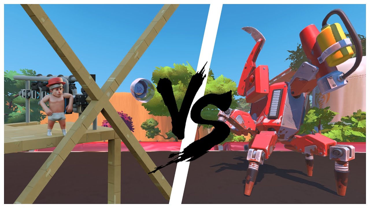 Scrap Mechanic - Piston Powered Farmbot Whacker - YouTube