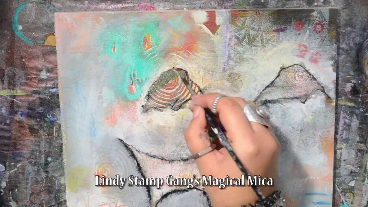 Mixed Media {Painting In Motion} - Happy - YouTube